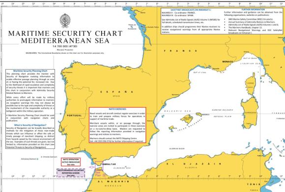 UKHO Admiralty Maritime Security Planning Charts – Officer of the Watch