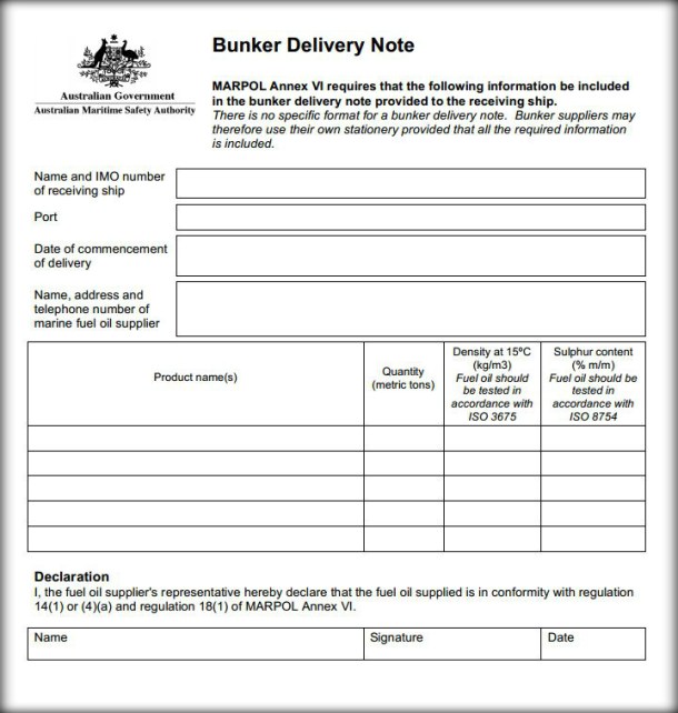Monitoring of Bunker Fuel Consumption – Officer of the Watch