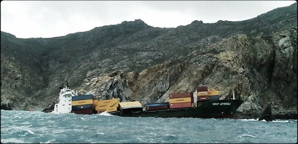 Grounding of Container Ship Near Mykonos, Greece – Officer of the Watch